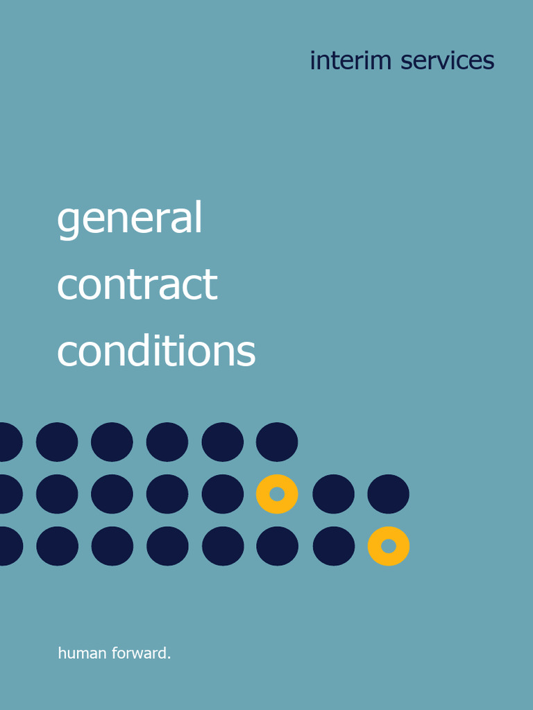 General-Contract-Conditions-Interim-Services Randstand | PDF