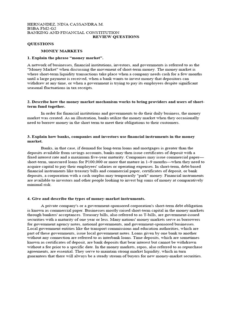 Chapter 8 Review Questions Bfi | PDF Chapter 8 Review Questions Bfi | PDF