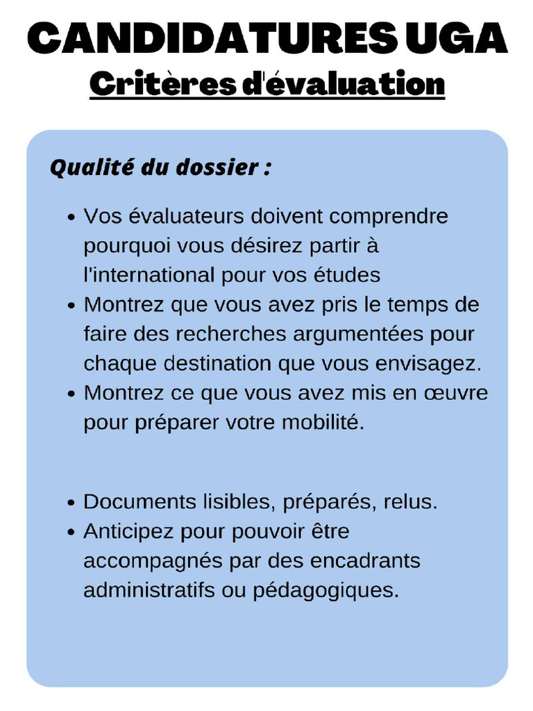 Criteres Uga (1) | PDF