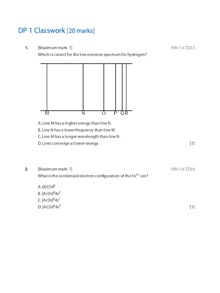 DP 1 Classwork | PDF | Teaching Methods & Materials | Technology & Engineering