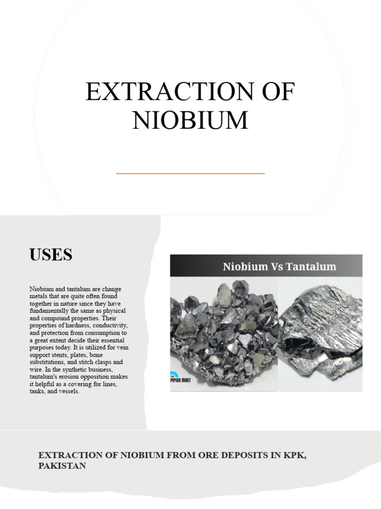 Niobium Extraction Techniques and Efficiency | PDF