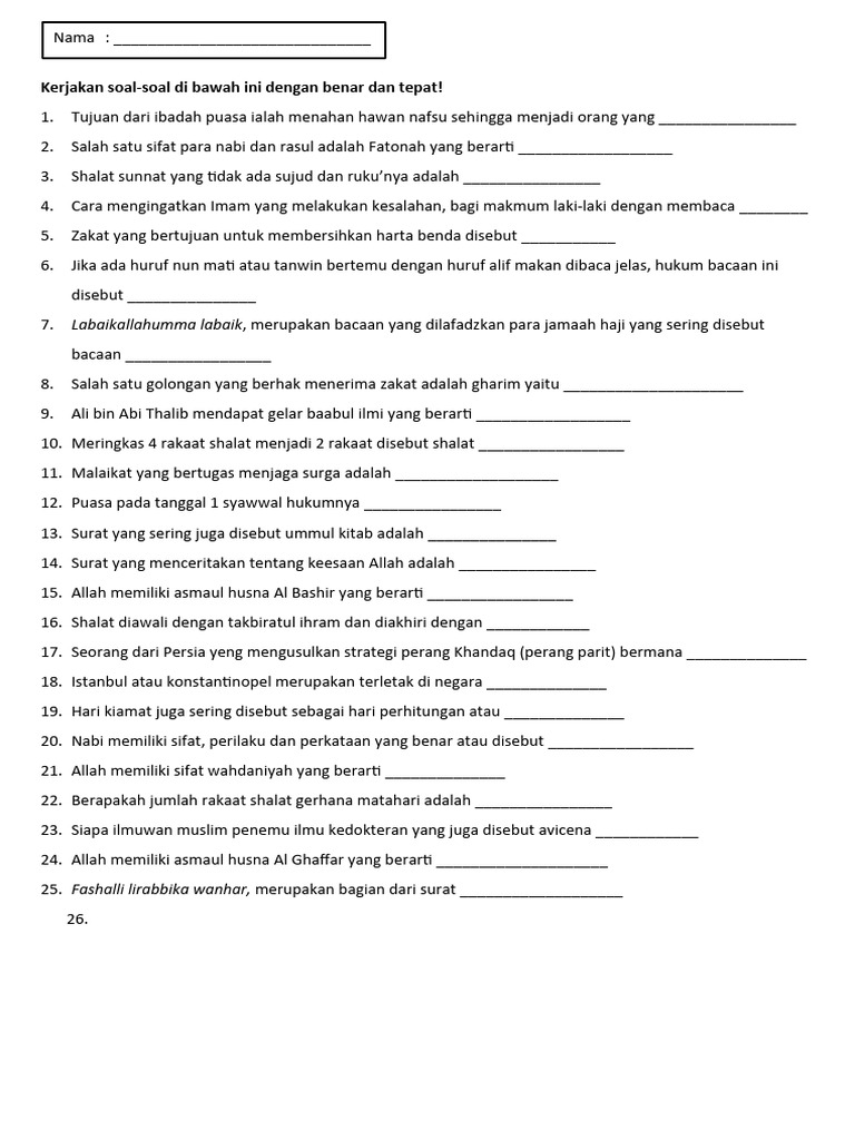 Soal Cca Tpa 2 | PDF