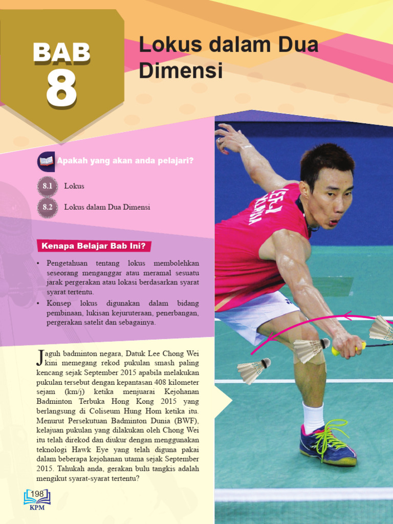 Bab 8 Lokus Dalam Dua Dimensi | PDF