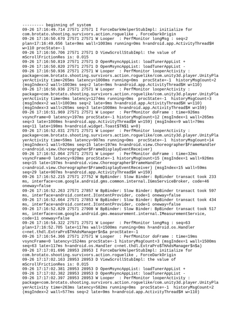 Mod Menu Log - Com - Brotato.shooting - Survivors.action - Roguelike | PDF | Logging | Computer ...
