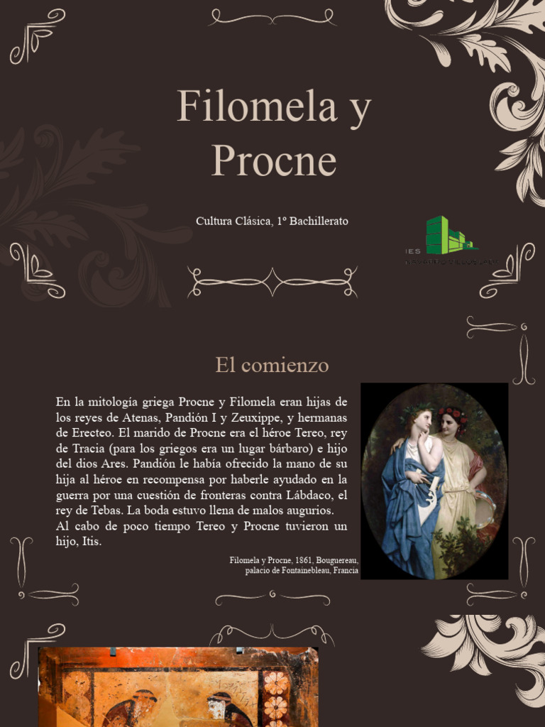 Mito Filomela y Procne | PDF | Mitología griega | Personajes mitologicos