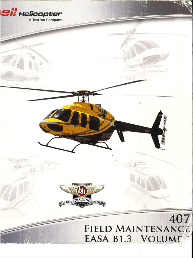 b407 Manual de Manutenção Vol1 | PDF | Helicopter Rotor | Rotorcraft