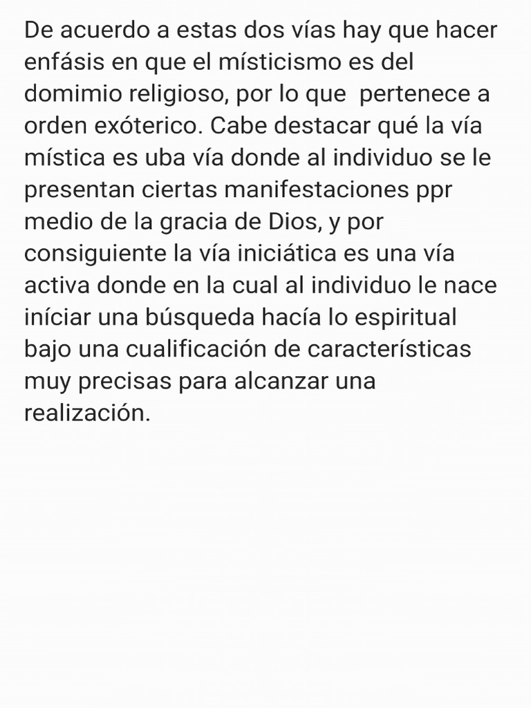 Sintesís Vía Iniciática y Vía Mística Deivis Hernández - 221016 ...
