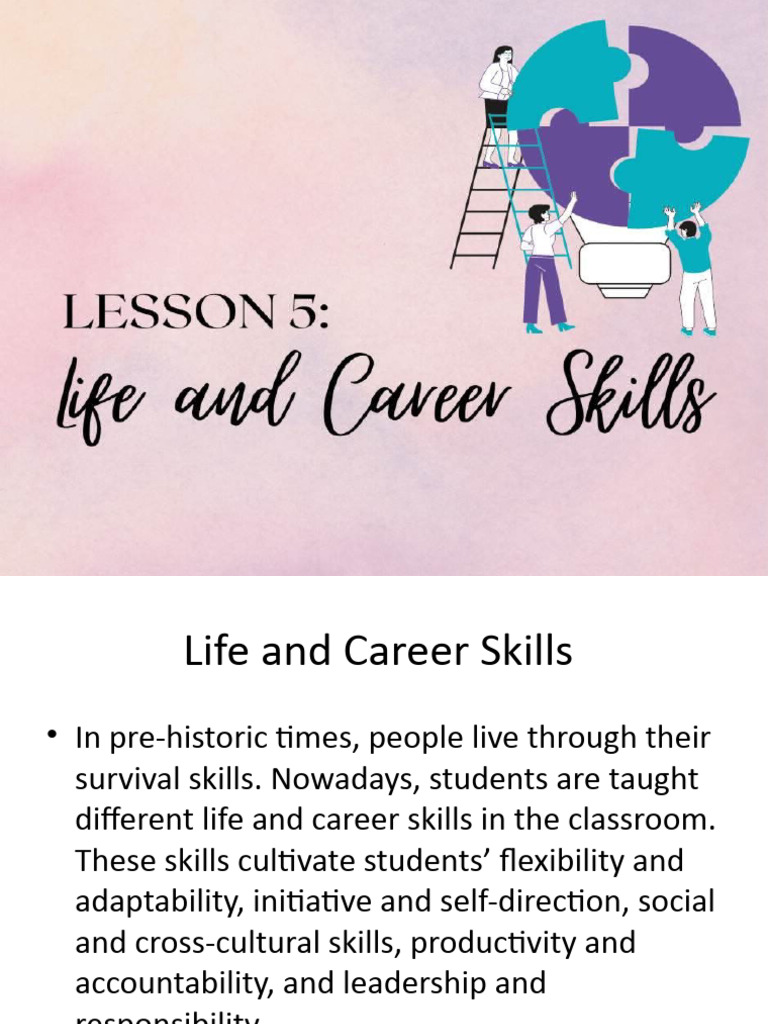 Life and Career Skills | PDF