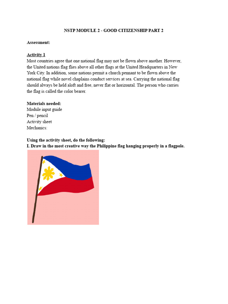 NSTP Module 2 - Good Citizenship Part 2 | PDF | Leadership ...