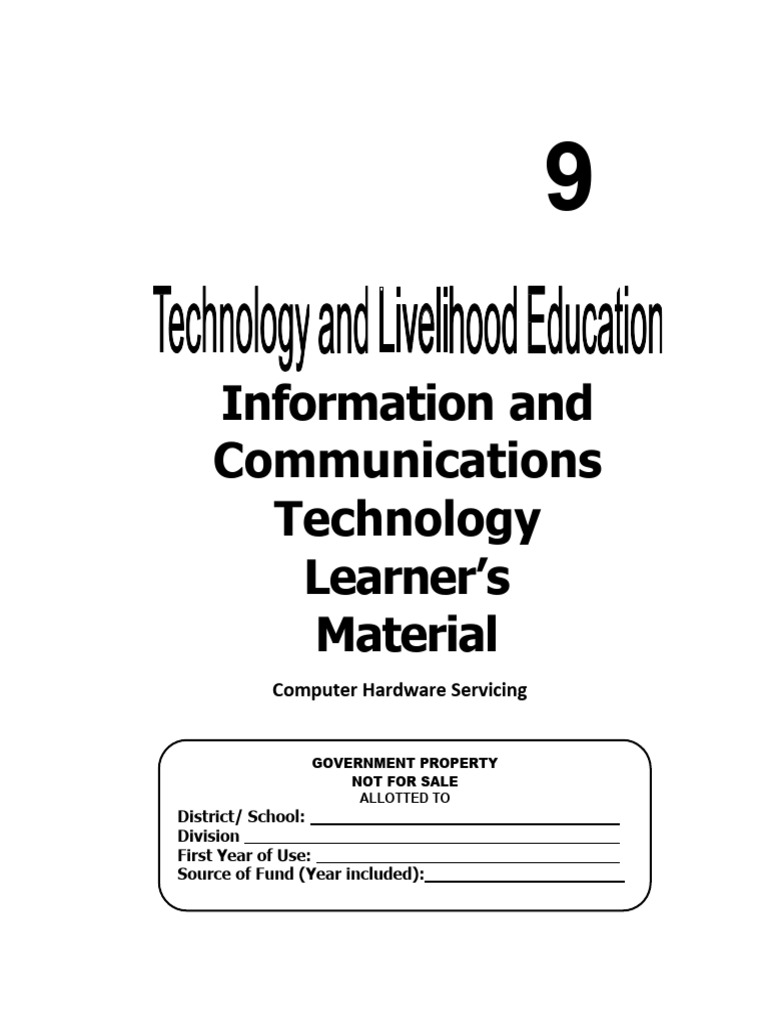 12 Module in Tle Ict Grade 9 All Gradings | PDF