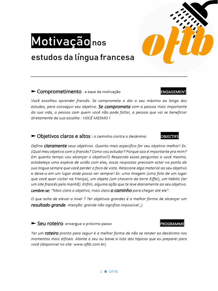 Aprender Francês | PDF | França | Motivação