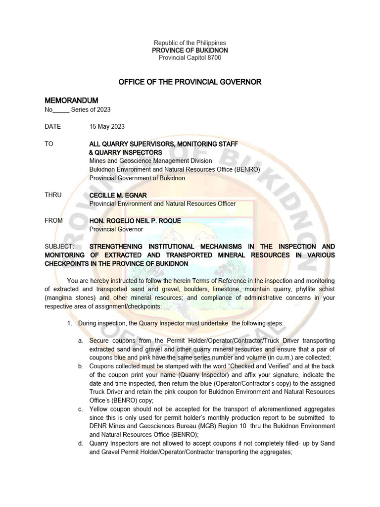 QI, QM, QS - Terms of Reference3 | PDF | Science & Mathematics