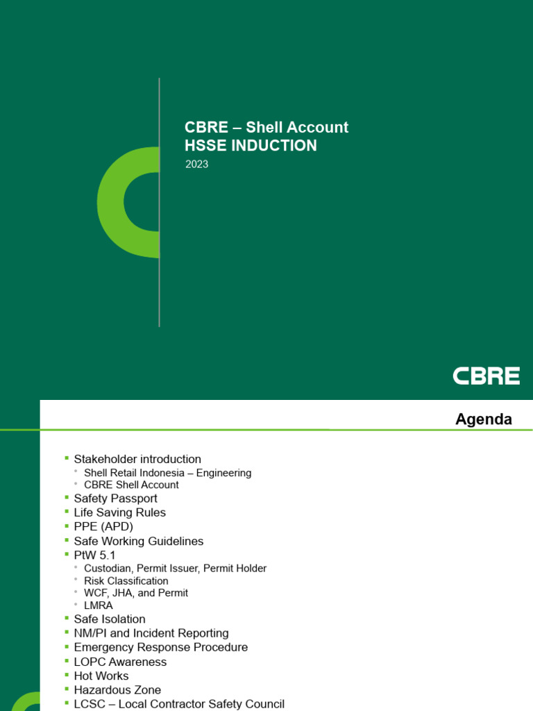 Shell HSSE Induction 2023 Guide | PDF | Computers | Technology ...