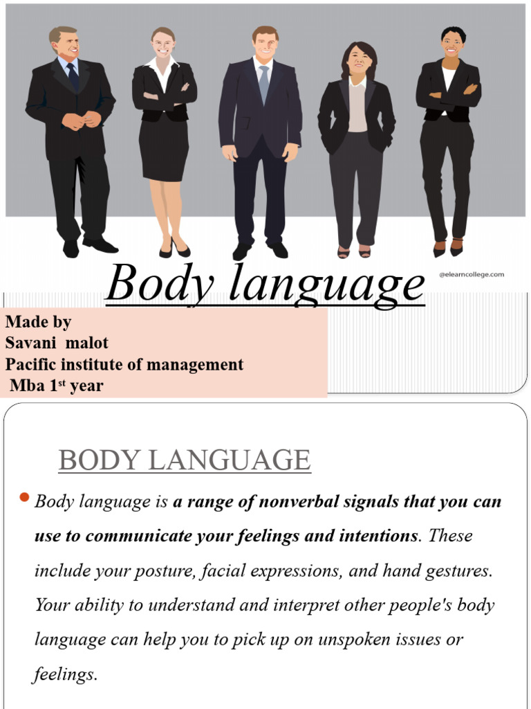 Body Language | PDF