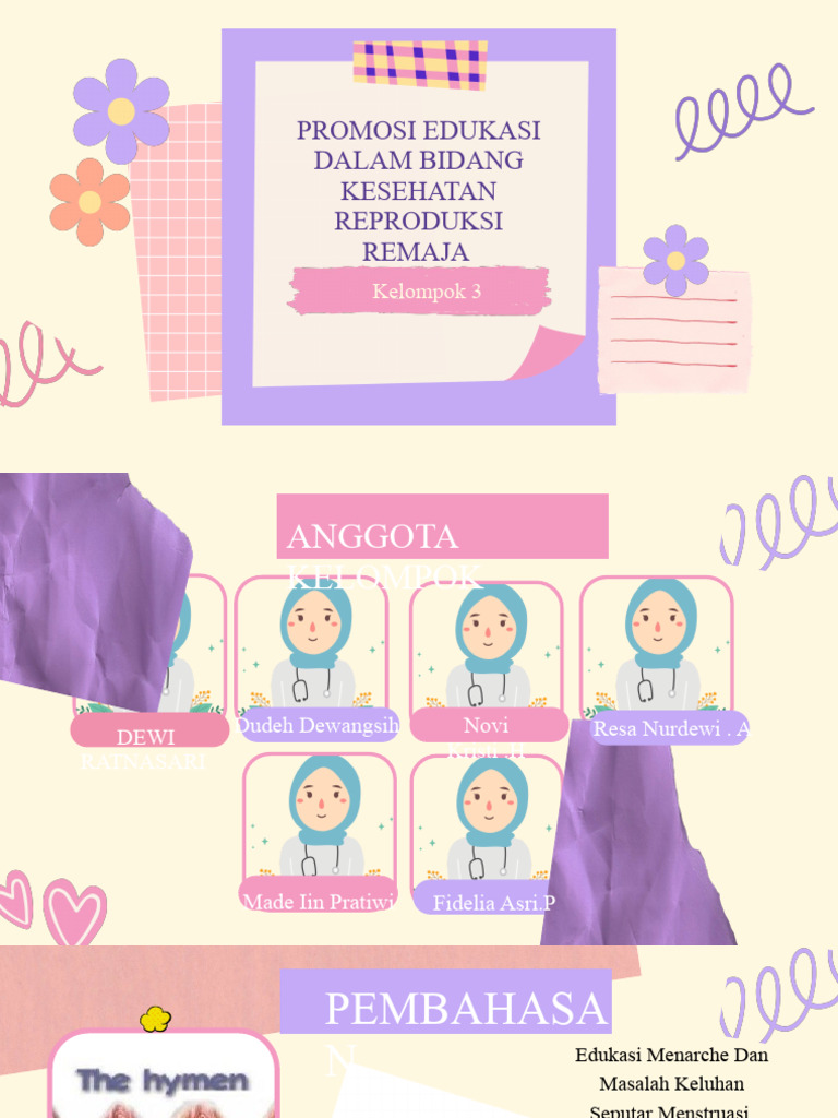 Edukasi Selaput Dara Dan Keluhan Menstruasi | PDF | Kesehatan Holistik | Sains & Matematika