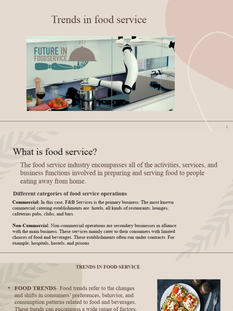 Trends-in-food-service-operation | PDF