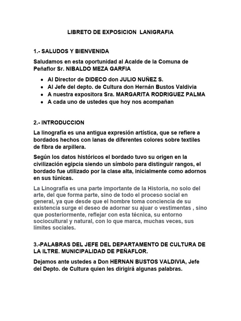 Libreto de Exposicion Lanigrafia | PDF