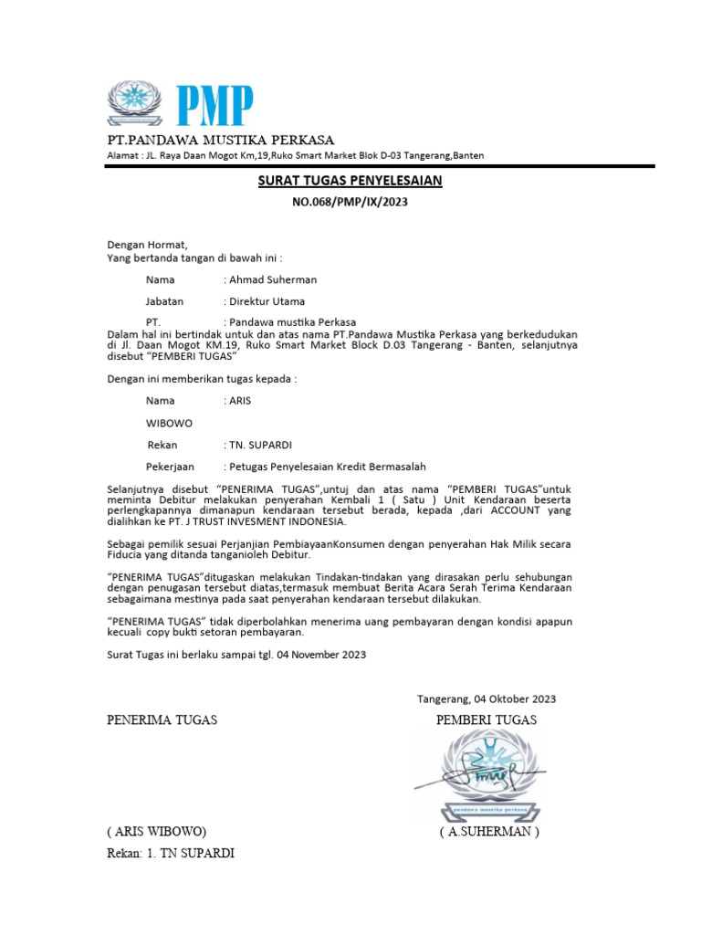 ST Aris Wibowo | PDF