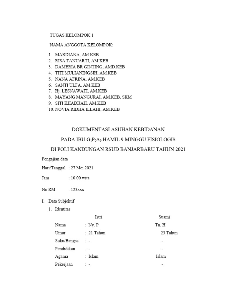 Tugas Kel 1 Peng - Lay Keb | PDF | Kesehatan Holistik