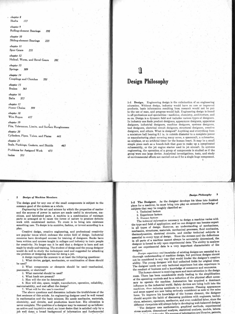 Design of Machine Members... by Doughtie & Vallance | PDF