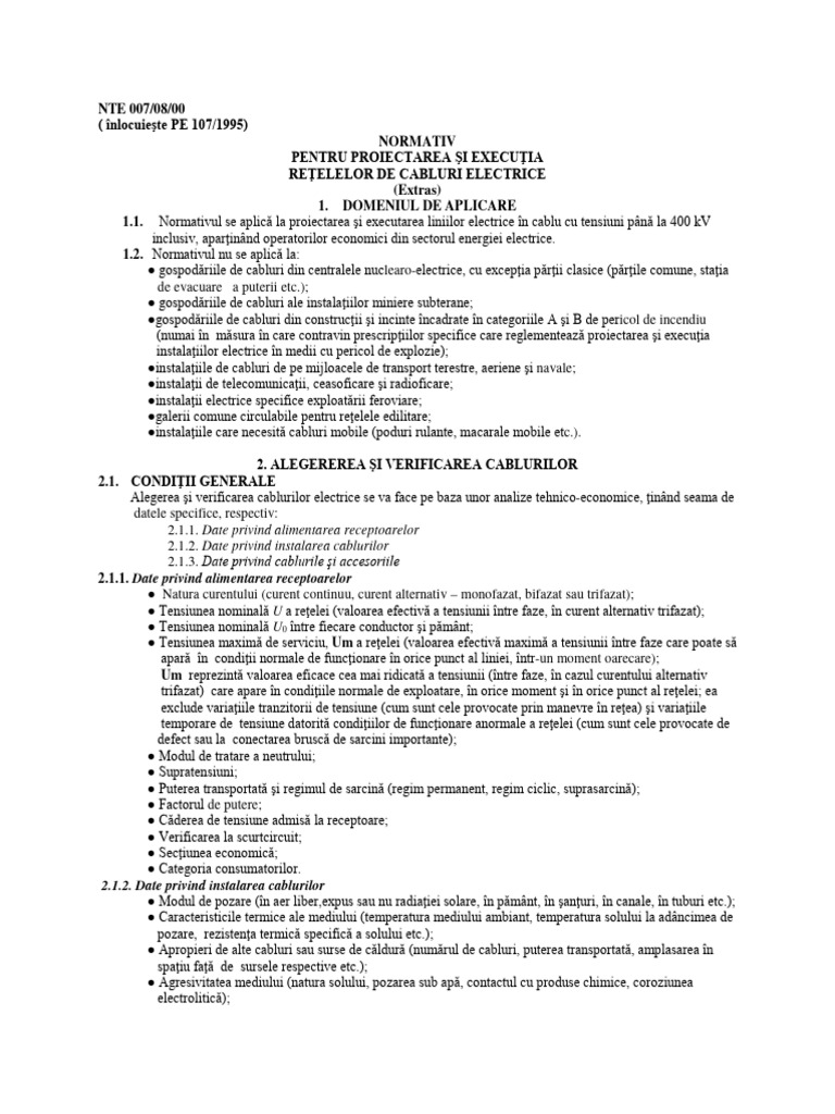 Tema 19 Nte 007 Retele de Cabluri | PDF