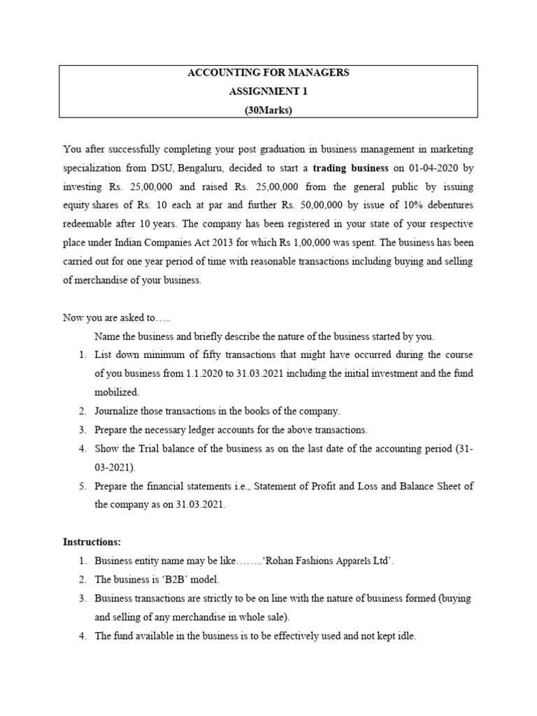 AFM - Assignment 1 | PDF