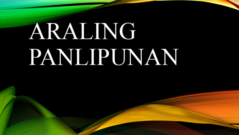 Araling Panlipunan | PDF