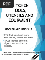 20 Kitchen Tools and Its Uses | PDF | Frying Pan | Spoon