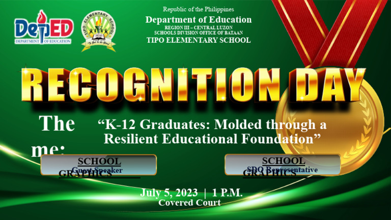 Recognition Day Green Background | PDF