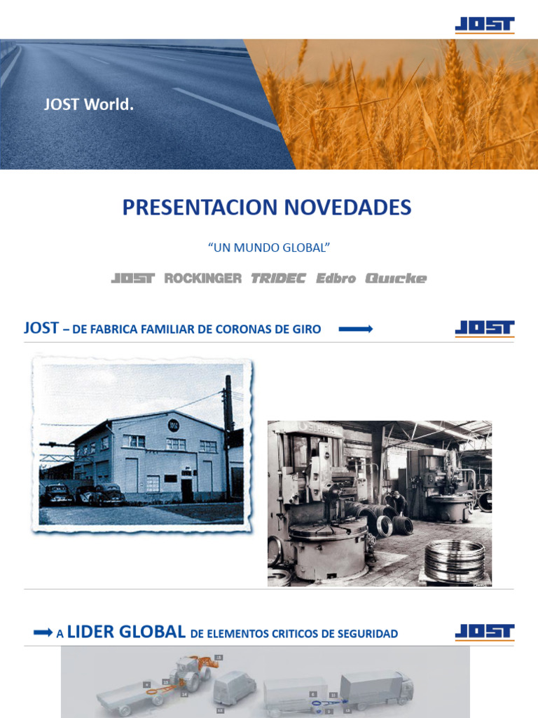 Presentacion Novedades JOST | PDF
