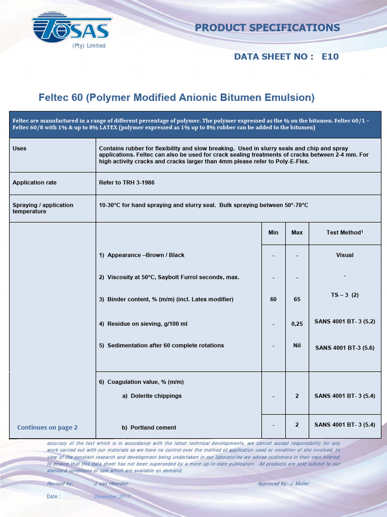 Tosas Feltec Design Spec | PDF