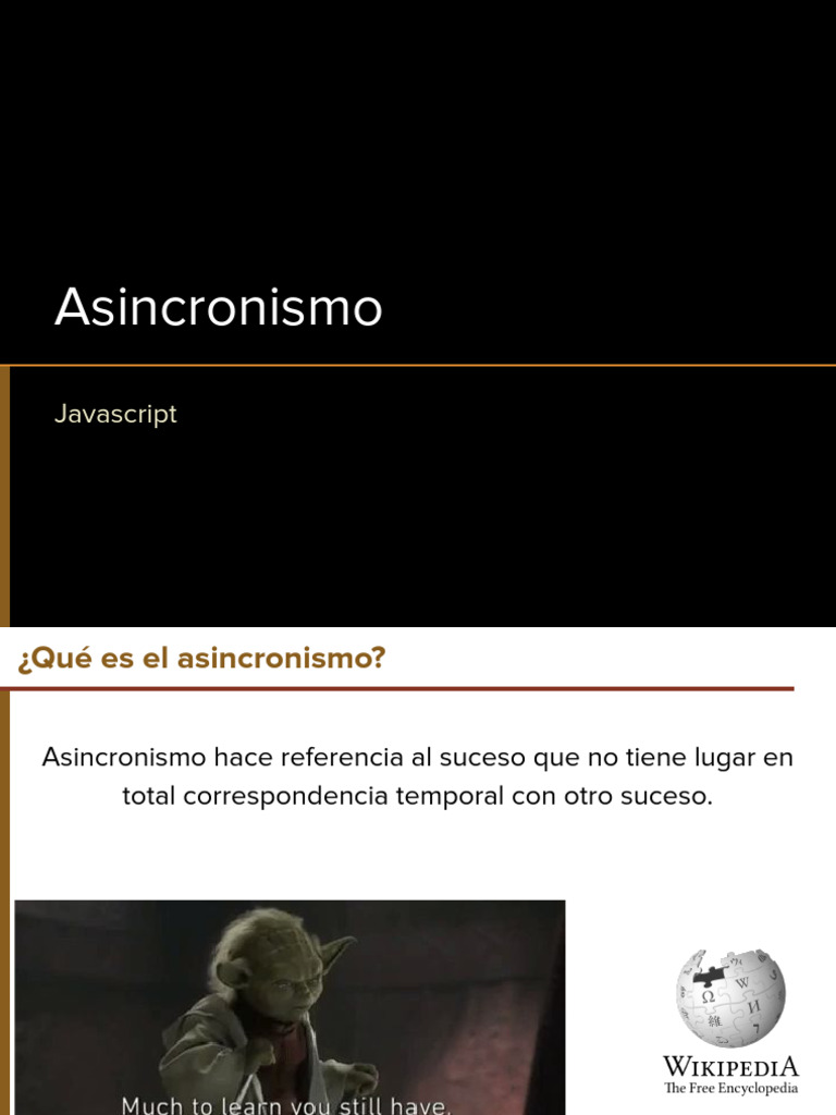 17 JS + Asincronismo | PDF | Devolución de llamada (programación de computadora) | Script Java