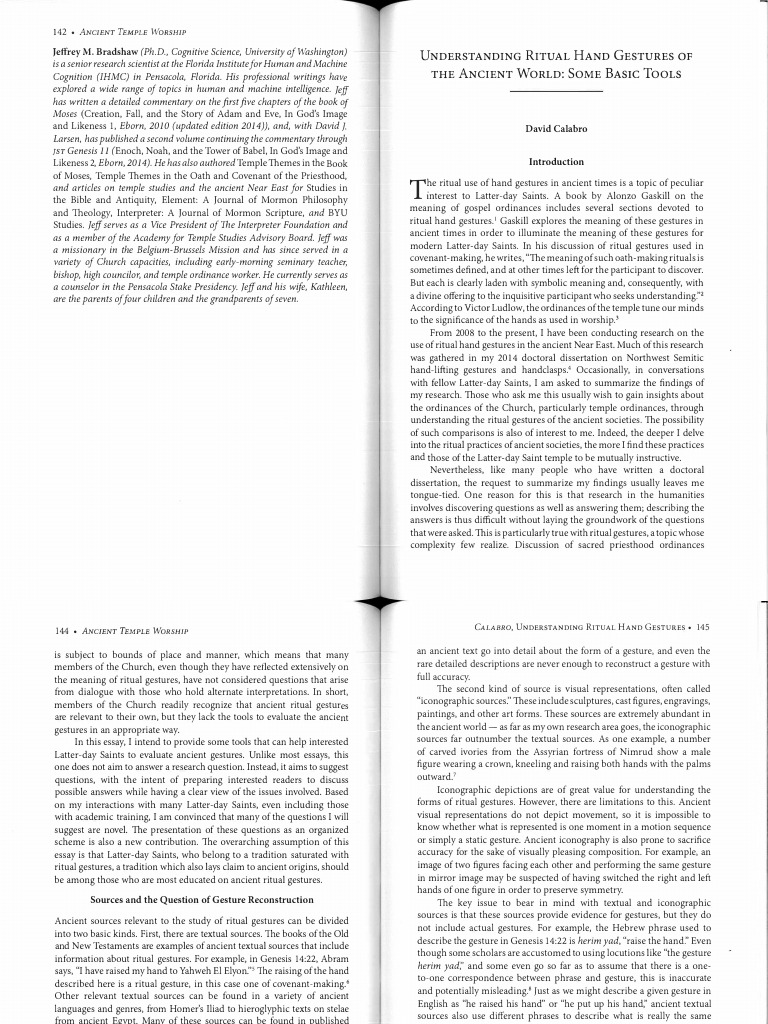 Understanding Ritual Hand Gestures of TH | PDF