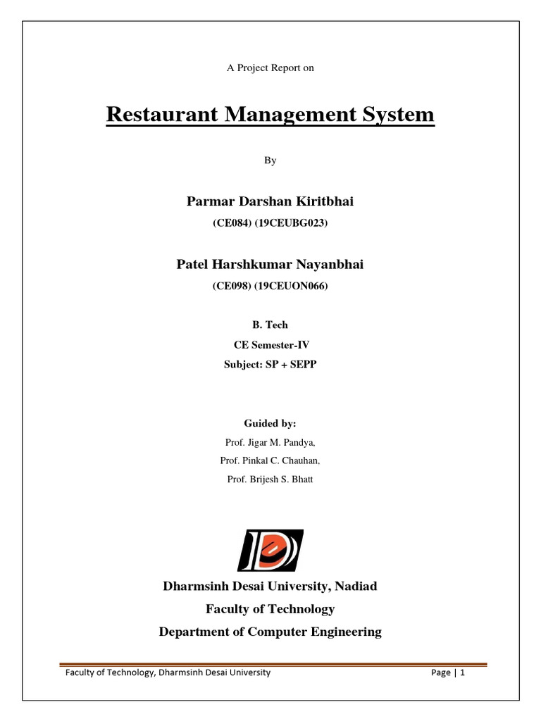 Project Report | PDF Project Report | PDF