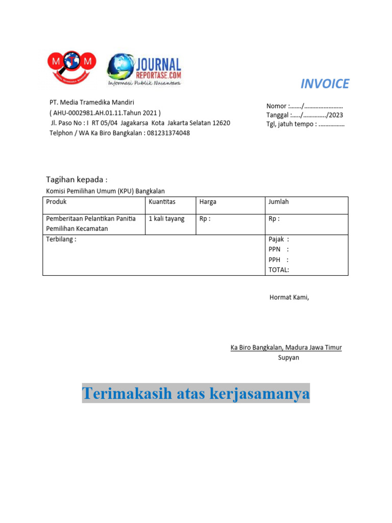 Invoice Journal | PDF