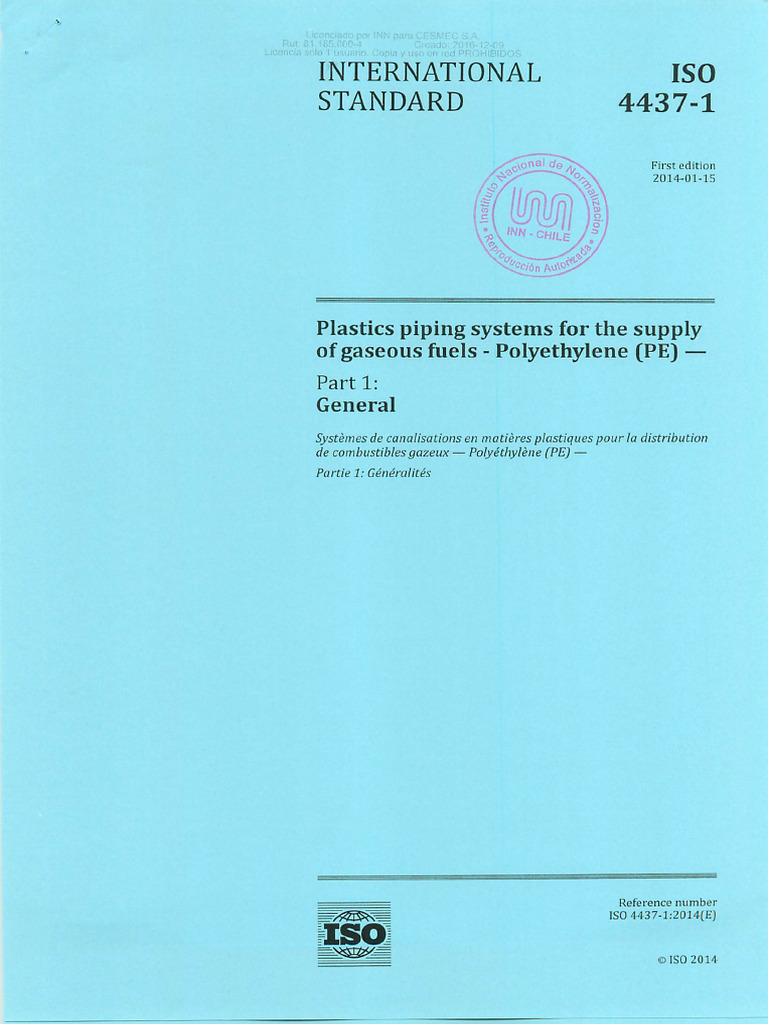Iso 4437 - 1 | PDF