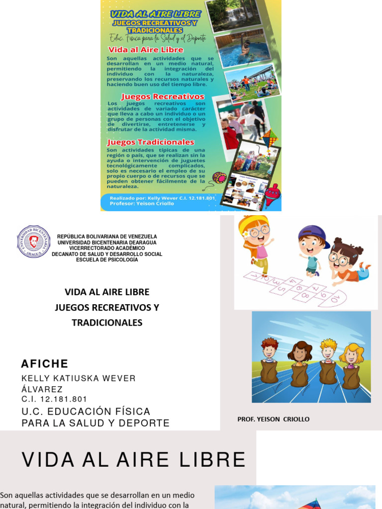 Afiche Nueva Presentación Educación Física - Act.4. Kelly | PDF | Educación Física