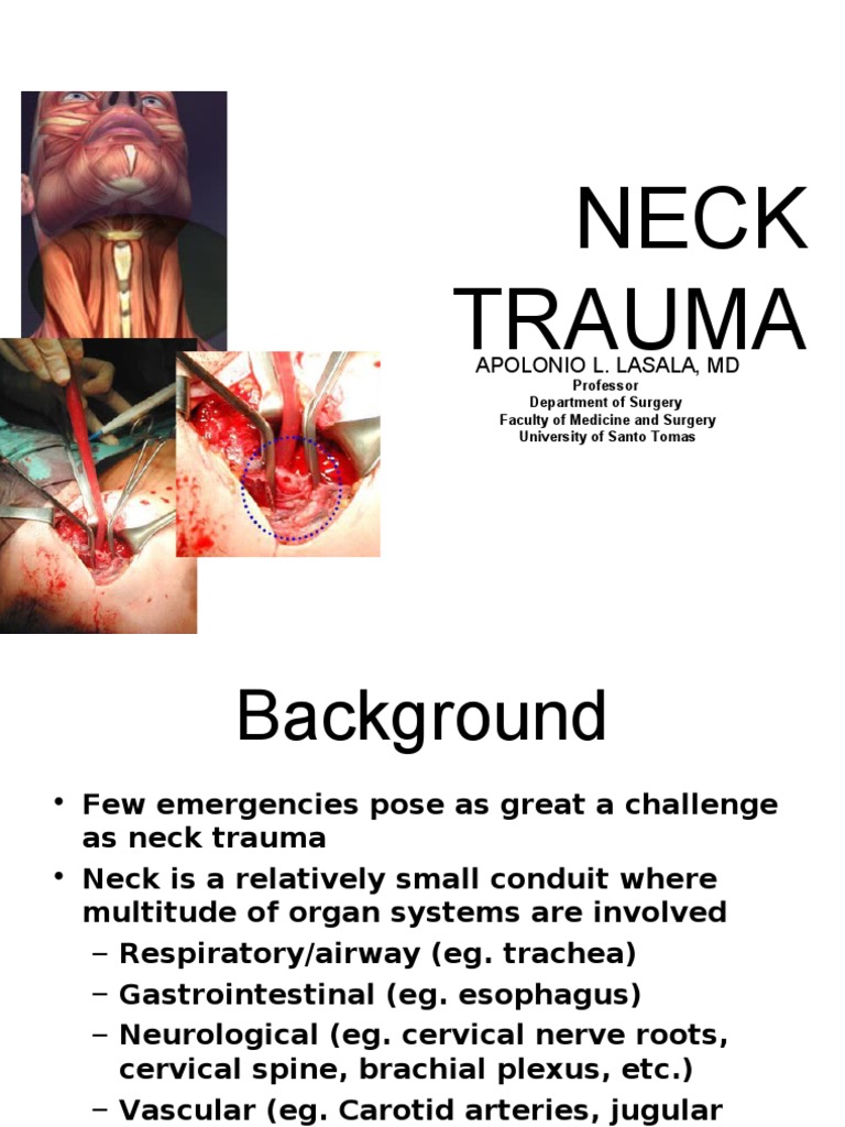 Neck Trauma Lec | Neck | Common Carotid Artery
