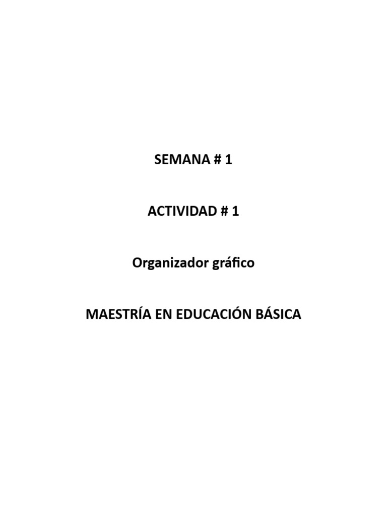 Semana 1 | PDF