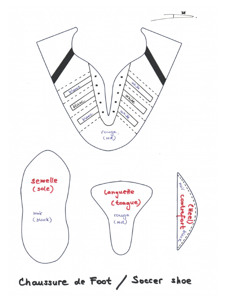 Patron Chaussure Foot | PDF