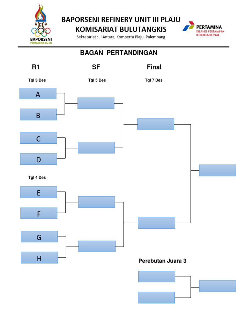 Bagan Pertandingan | PDF