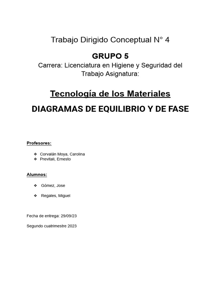 TDC 4 Grupo 5. | PDF