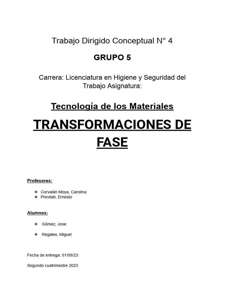 TDC - 4 - Grupo - 5 | PDF