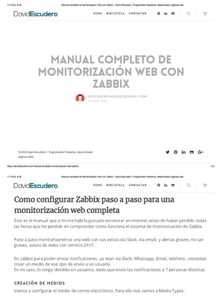 Manual de Instalacion Rapida de ZABBIX | PDF
