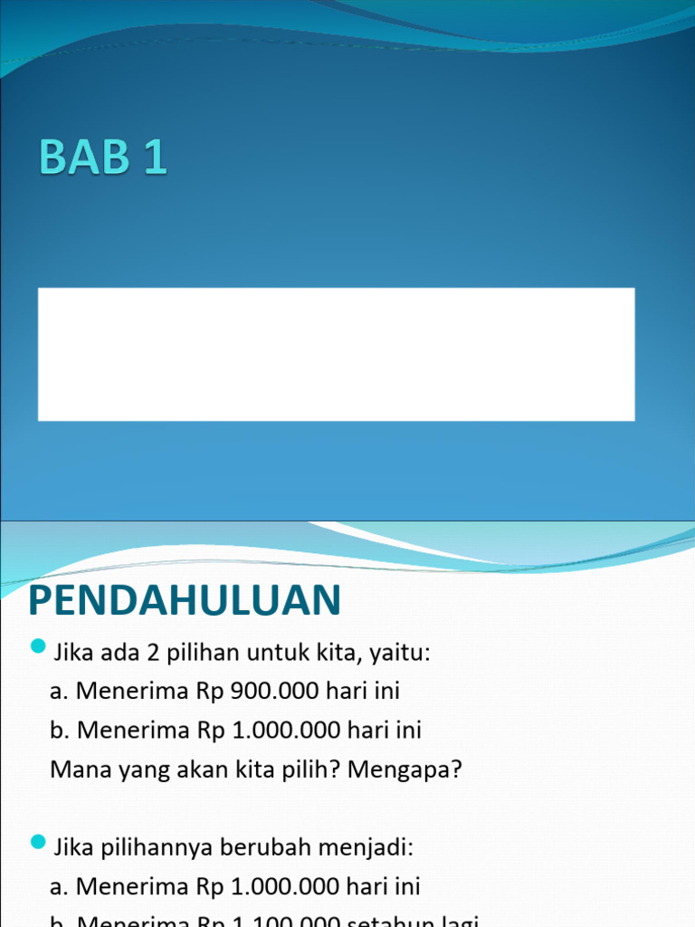 BAB 1 Bunga Sederhana | PDF