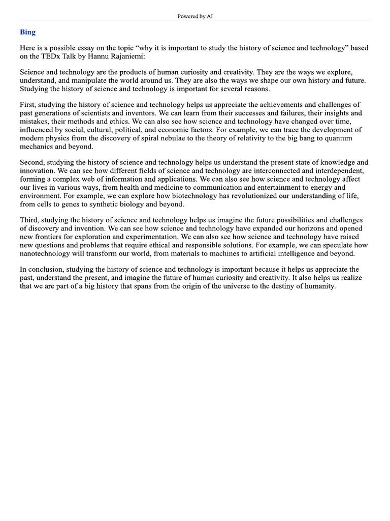 History of Science and Technology | PDF