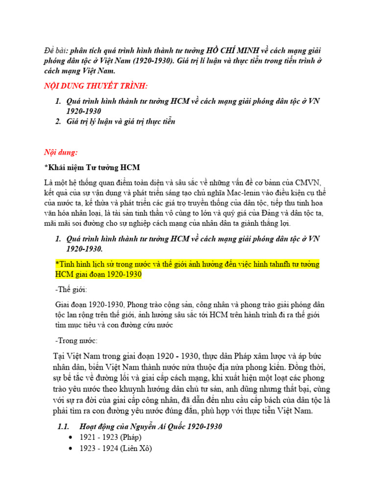 ND TTHCM | PDF | Social Science