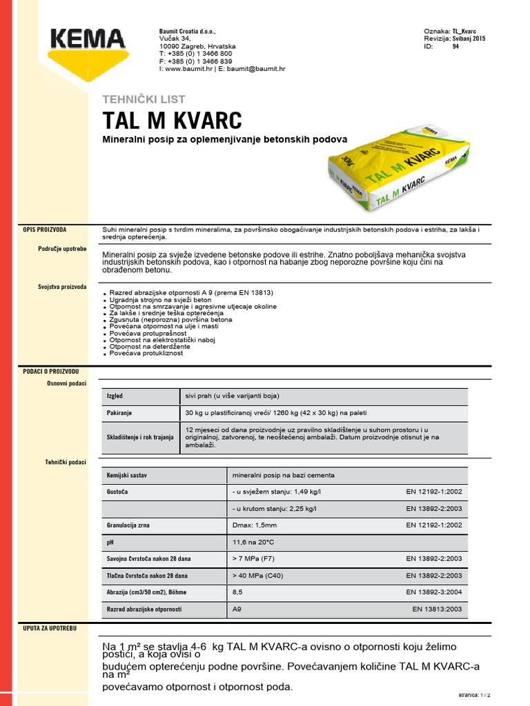 HR TL TalMKvarc | PDF
