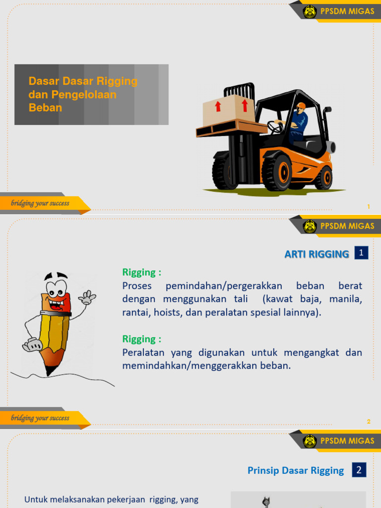 Dasar Rigging Dan Pengelolaan Beban | PDF