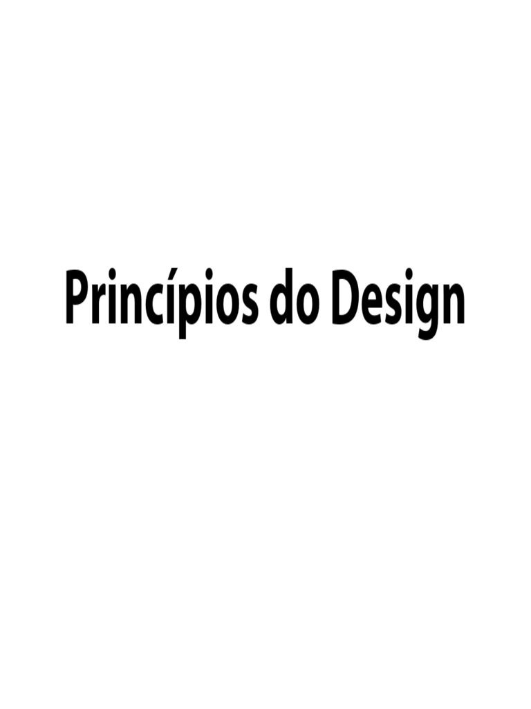 Princípios do Design | PDF